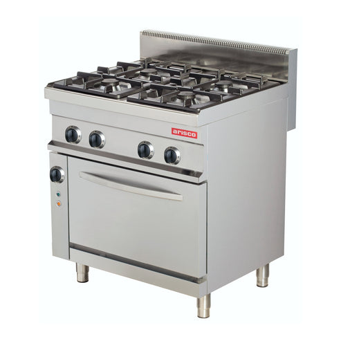 ARISCO - 4 Burner gas cooker with electric convection oven – Magalies ...