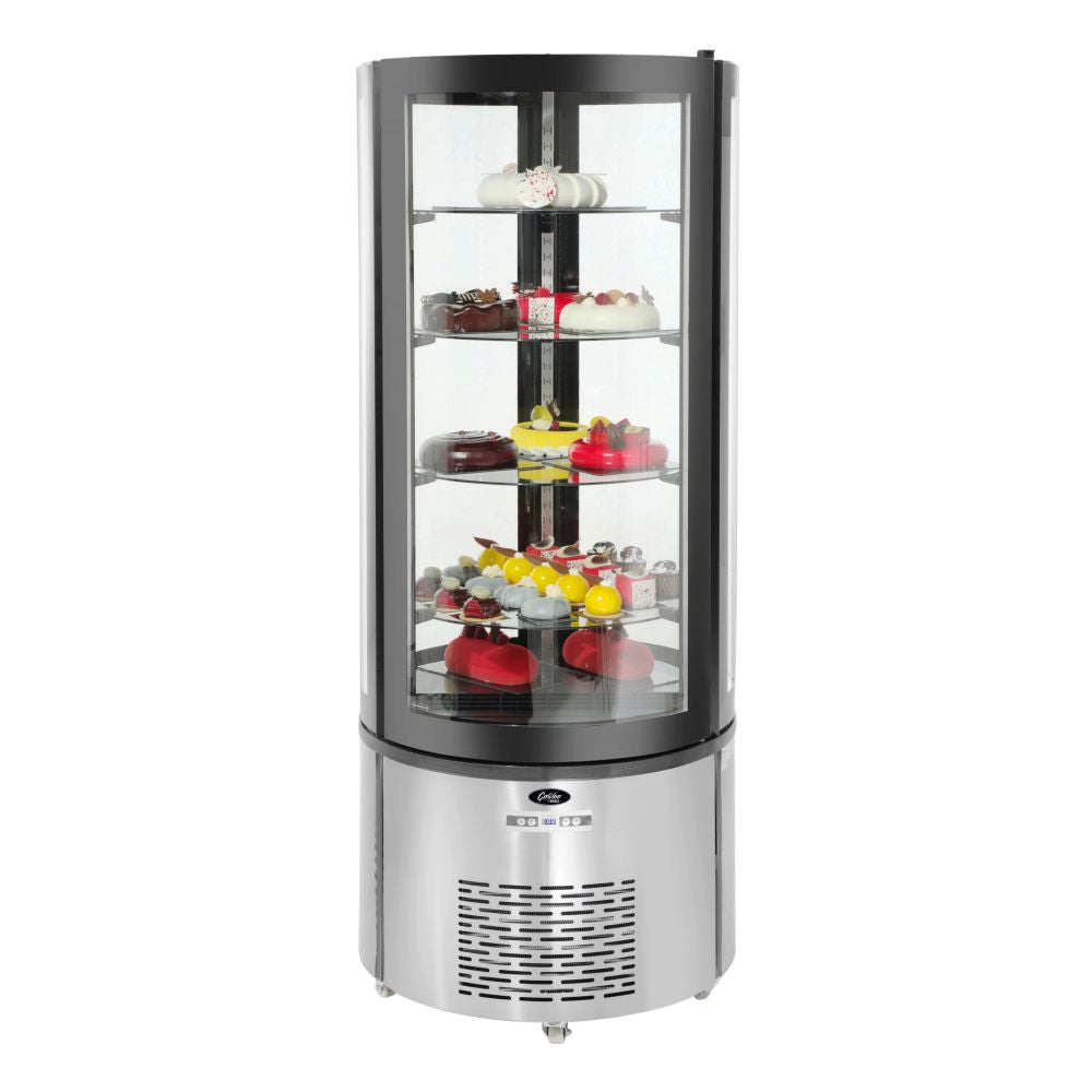 CAKE DISP T/M 4 TIER ROUND FIXED SHELVES – Magalies Citrus Online